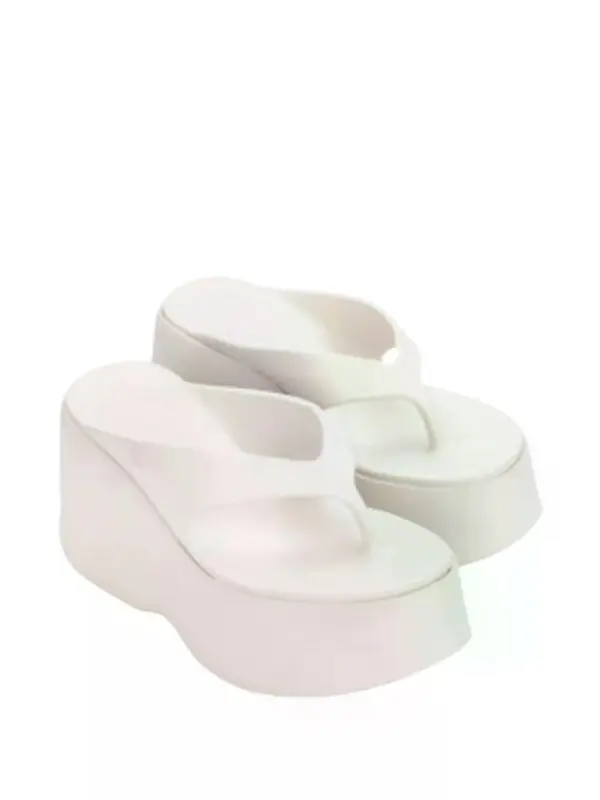 Melissa Free Platform Sandals - White