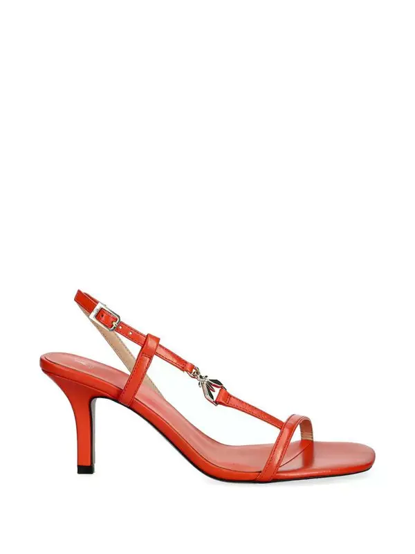 Patrizia Pepe Logo-embellished Leather Sandals