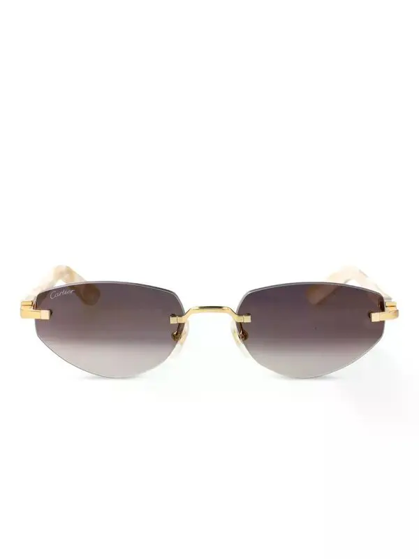 CARTIER Rimless Sunglasses - Gold