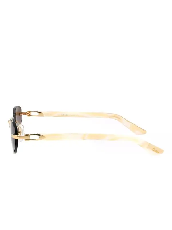 Cartier Rimless Sunglasses - Gold