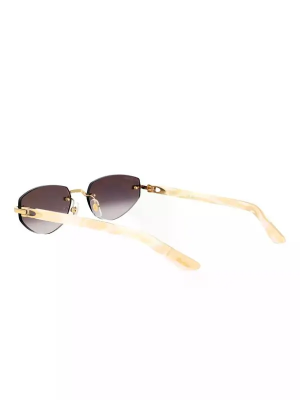 Cartier Rimless Sunglasses - Gold