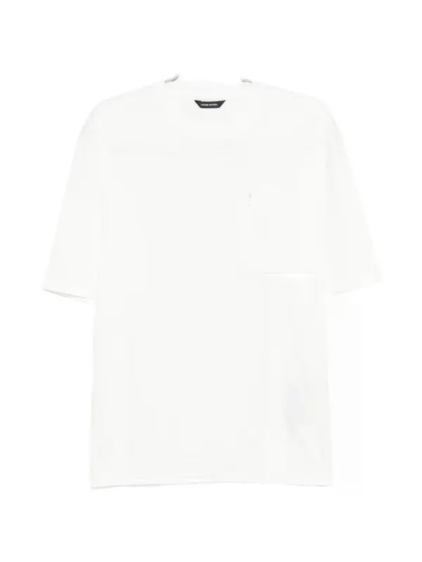 HIKING PATROL Zip-pocket T-shirt - White