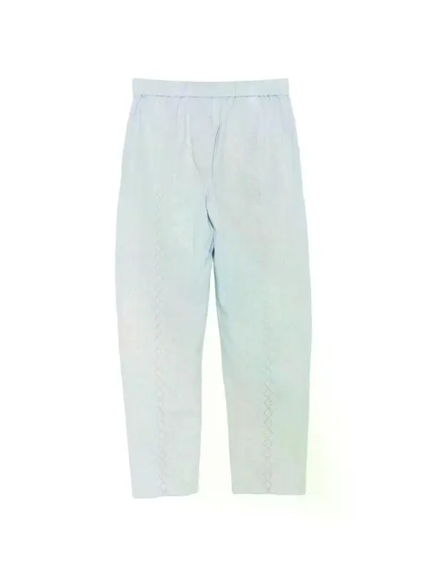 SEMICOUTURE Embroidered Trousers - Blue