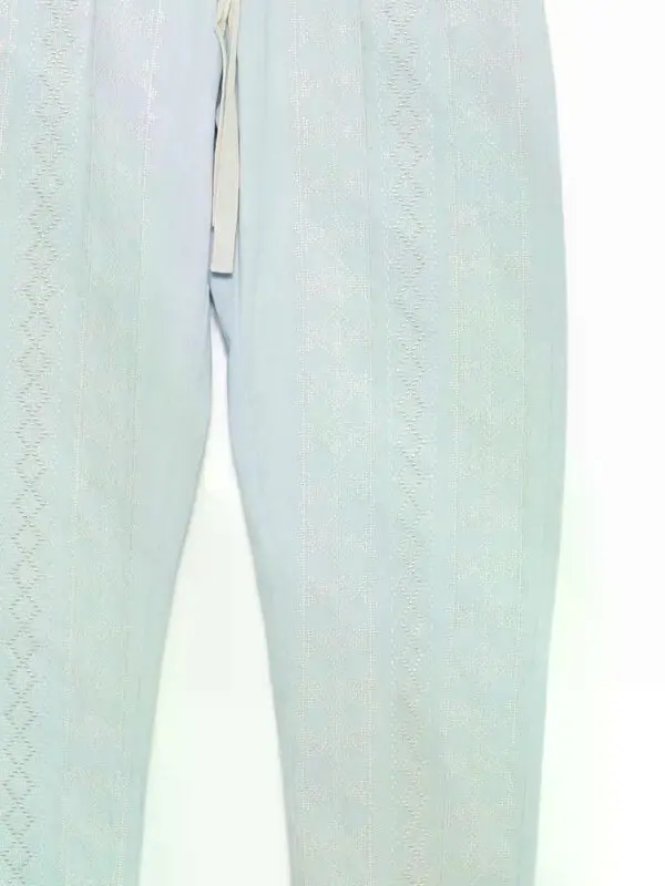SEMICOUTURE Embroidered Trousers - Blue