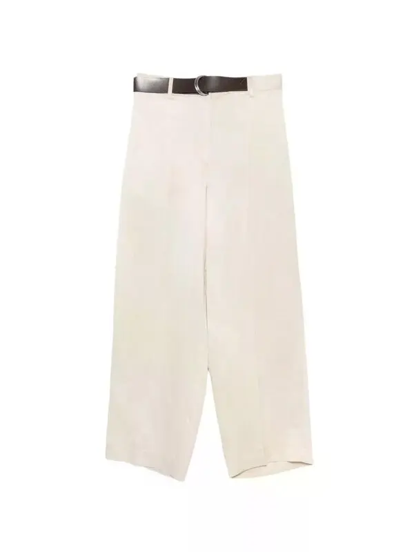 SEMICOUTURE Corinna Belted Trousers - Neutrals