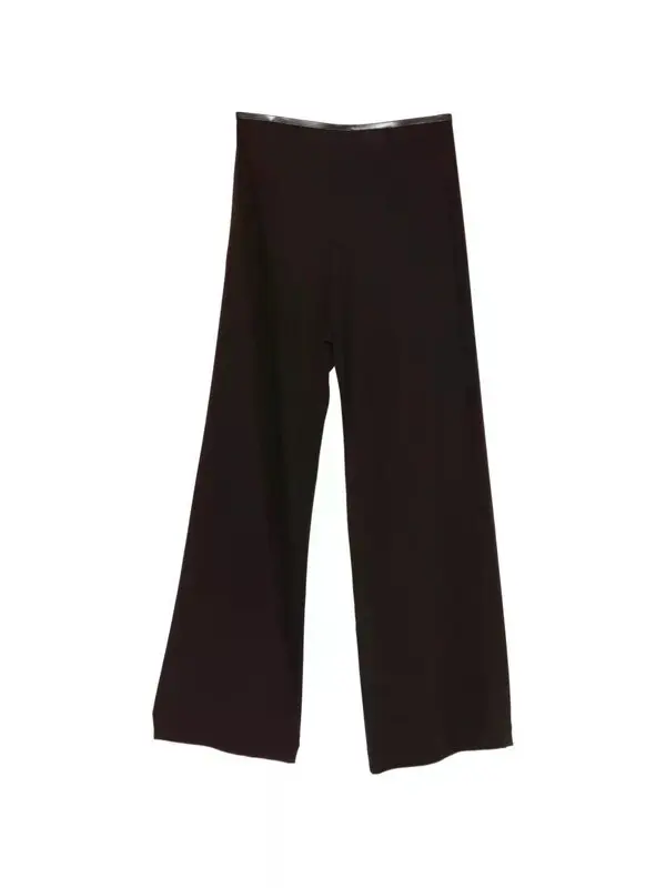 SEMICOUTURE Wrap-design Belted Trousers