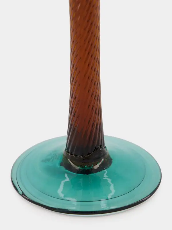 GORDIOLA Hand-blown Glass Palm Tree Sculpture