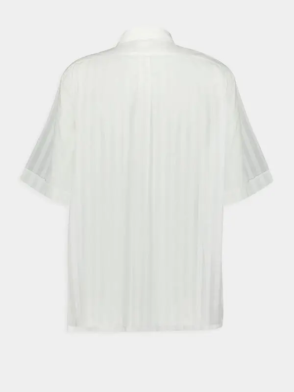 Givenchy Cotton Voile Shirt With Stripes - White