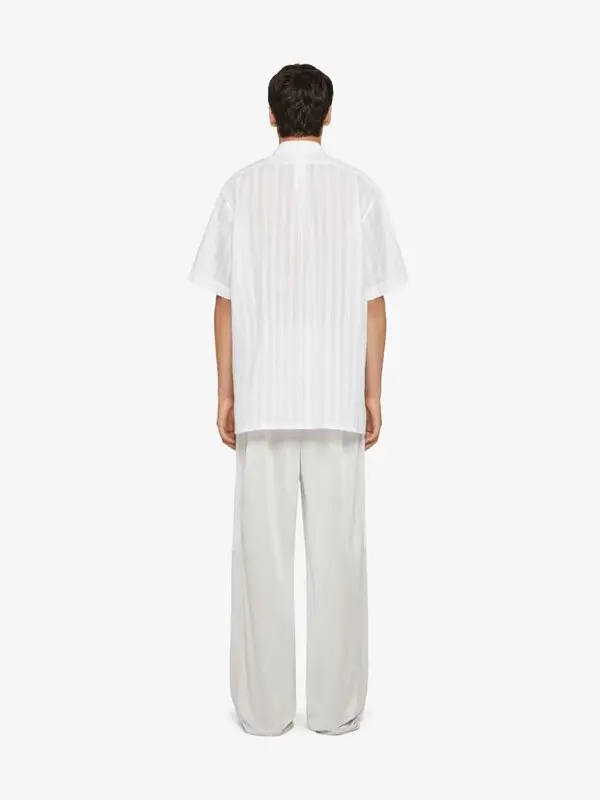 Givenchy Cotton Voile Shirt With Stripes - White