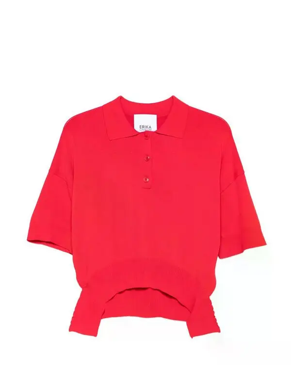 Erika Cavallini Cut-out Polo Top