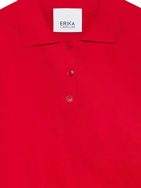 Erika Cavallini Cut-out Polo Top
