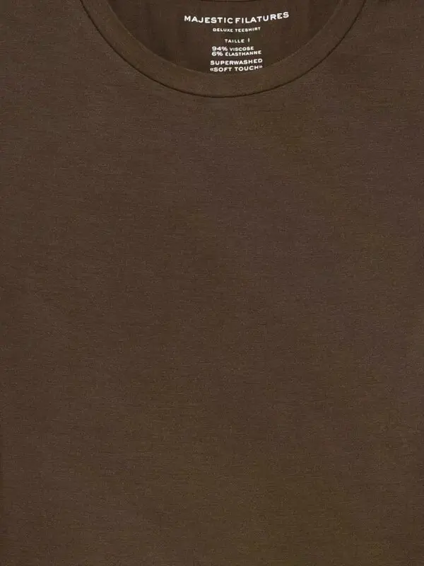 Majestic Filatures Crew-neck Tank Top - Brown