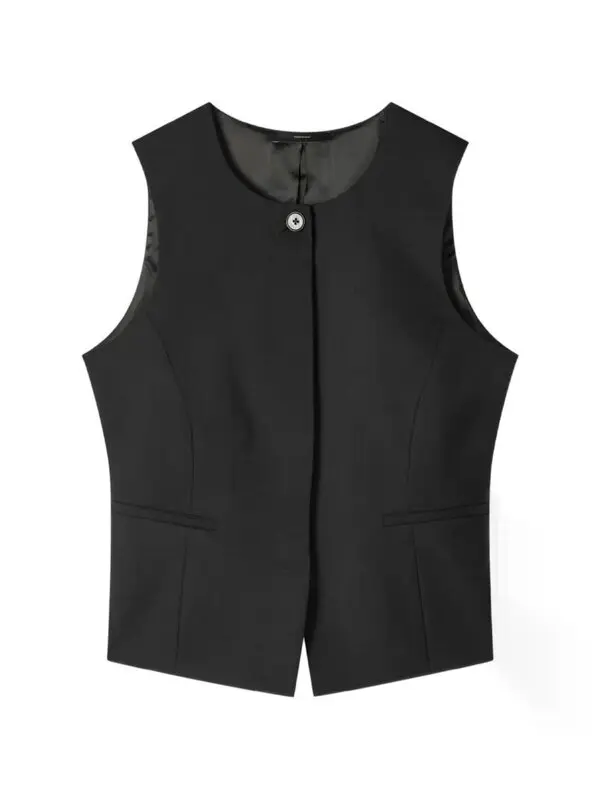 Paul Smith Asymmetric Waistcoat - Black