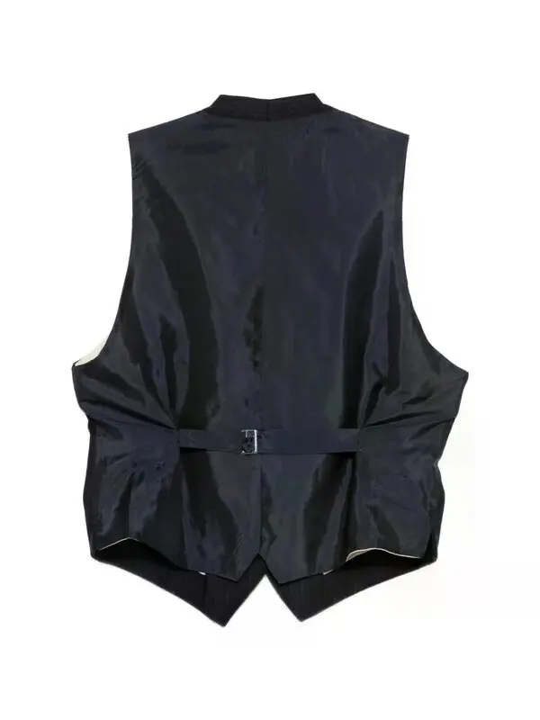 ROMEO GIGLI 1990s Pinstripe Waistcoat - Blue
