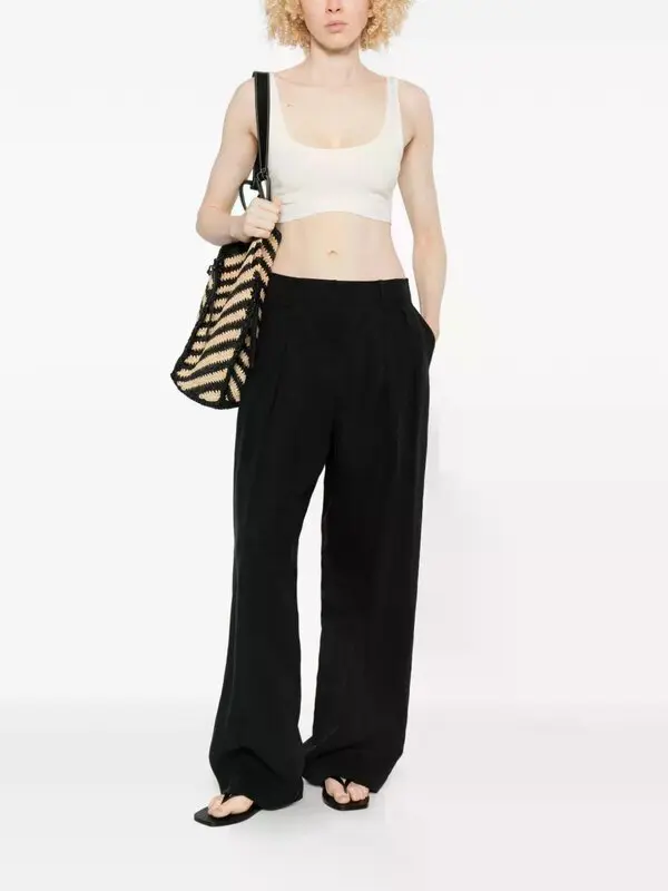 Erika Cavallini Ribbed Crop Top