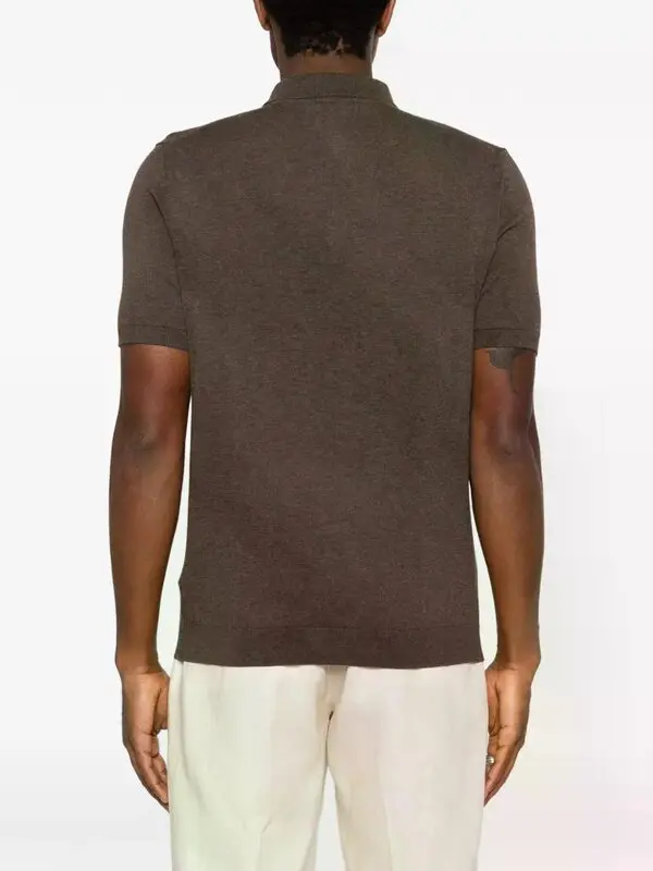 CENERE GB Short-sleeves Shirt - Brown