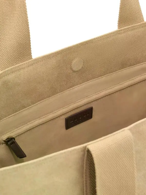 Boggi Milano Cotton Canvas Tote Bag