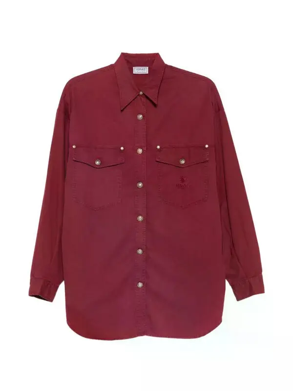 Versace 1980s Button-fastening Shirt - Red