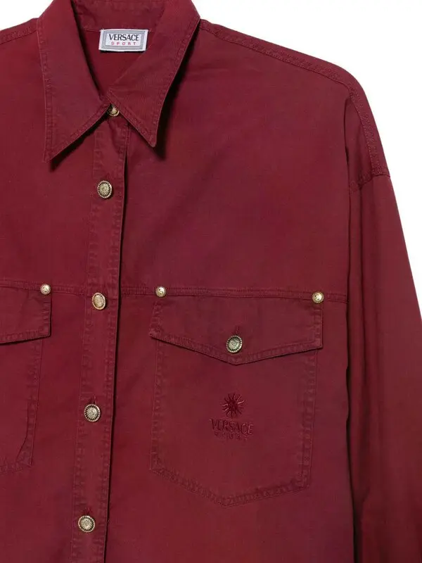 Versace 1980s Button-fastening Shirt