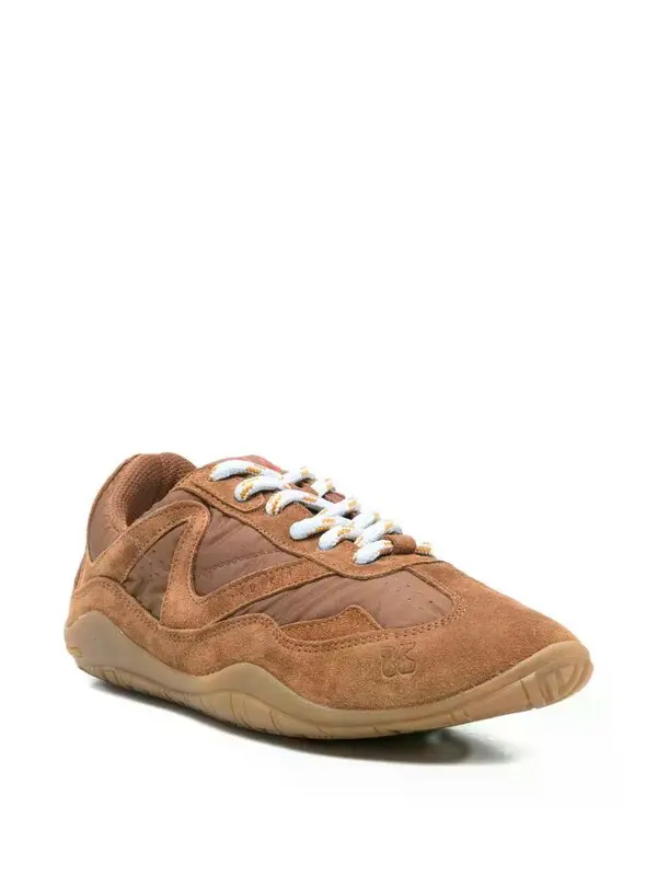 Inuikii Maliah Sky Suede-panelled Sneakers - Brown