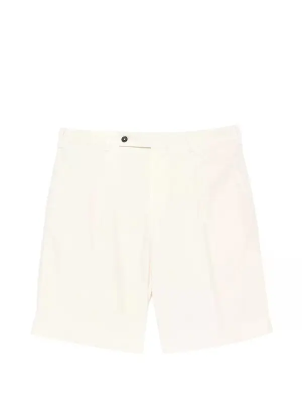 BERWICH Button Pleated Shorts - Neutrals
