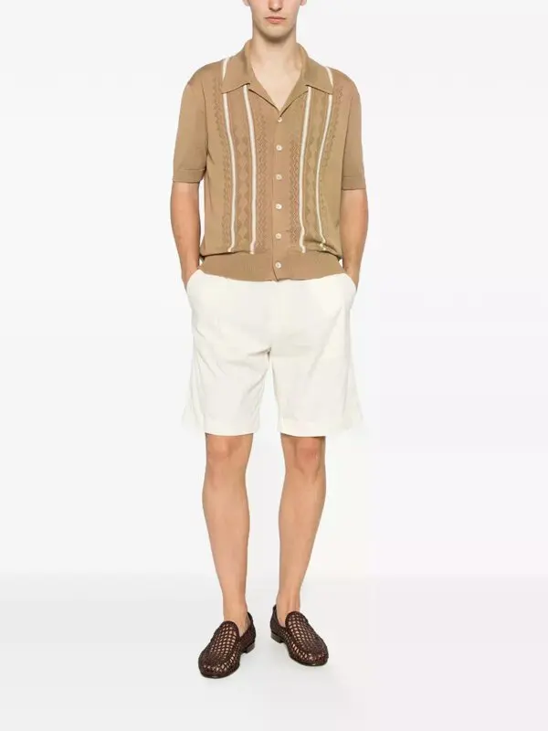 BERWICH Pleated Shorts - Neutrals