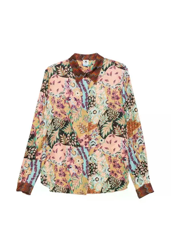 Missoni Baroque Floral-print Shirt - Neutrals