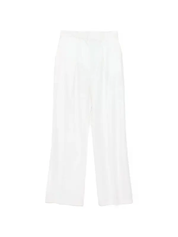 Elisabetta Franchi Pressed-crease Wide-leg Trousers