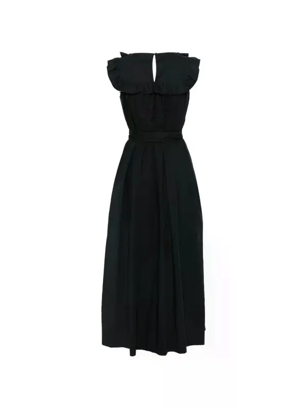 Vivetta Ruffled Belted Midi Dress