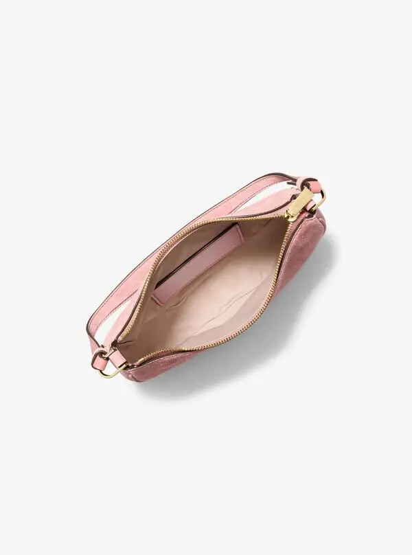 Michael Kors Kyla Small Suede Convertible Pochette - Pink