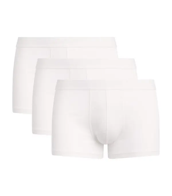 BOSS Organic Cotton Stretch Boxers - White