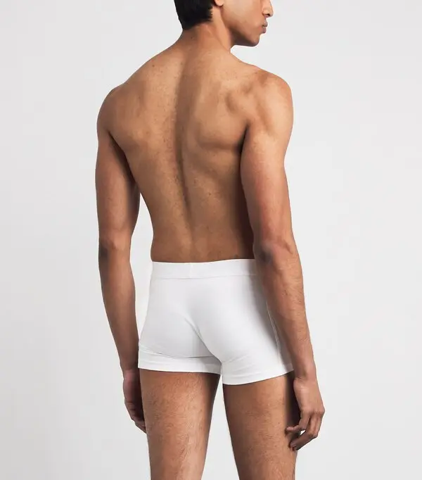 BOSS Organic Cotton Stretch Boxers - White