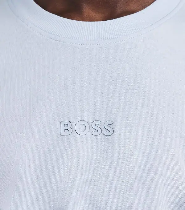 BOSS Cotton Logo T-shirt - Blue