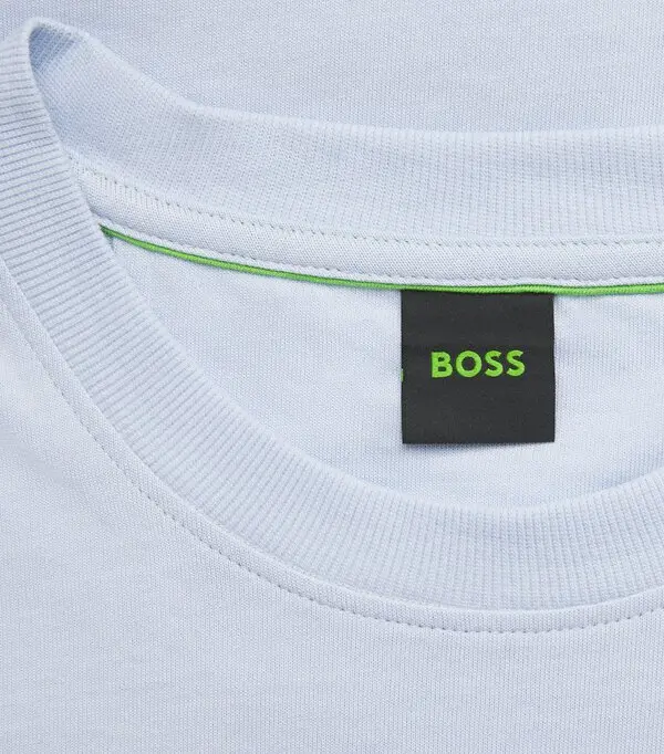 BOSS Cotton Logo T-shirt - Blue