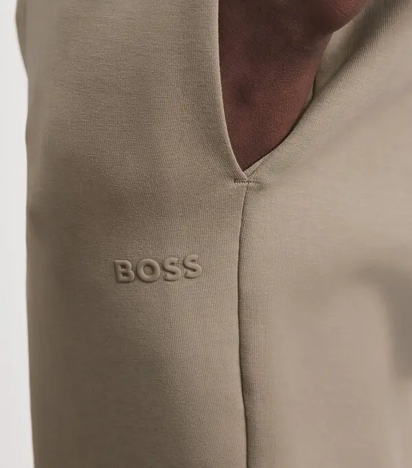 BOSS Stretch-cotton Logo Sweatpants
