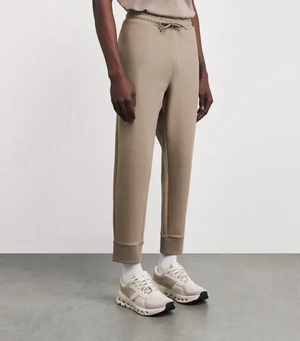 BOSS Stretch-cotton Logo Sweatpants
