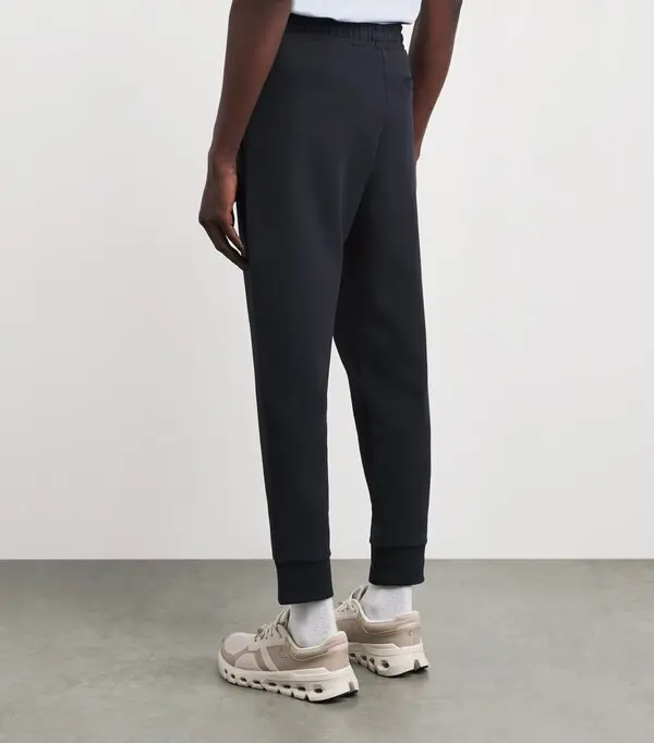 BOSS Stretch-cotton Logo Sweatpants - Blue