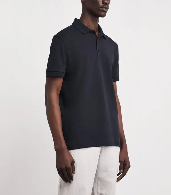BOSS Cotton Shoulder Logo Polo Shirt