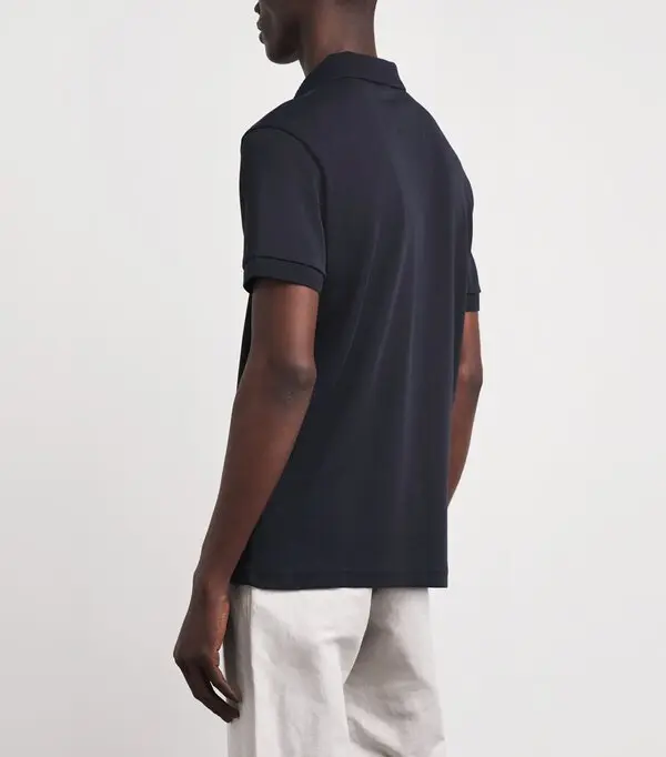 BOSS Cotton Shoulder Logo Polo Shirt