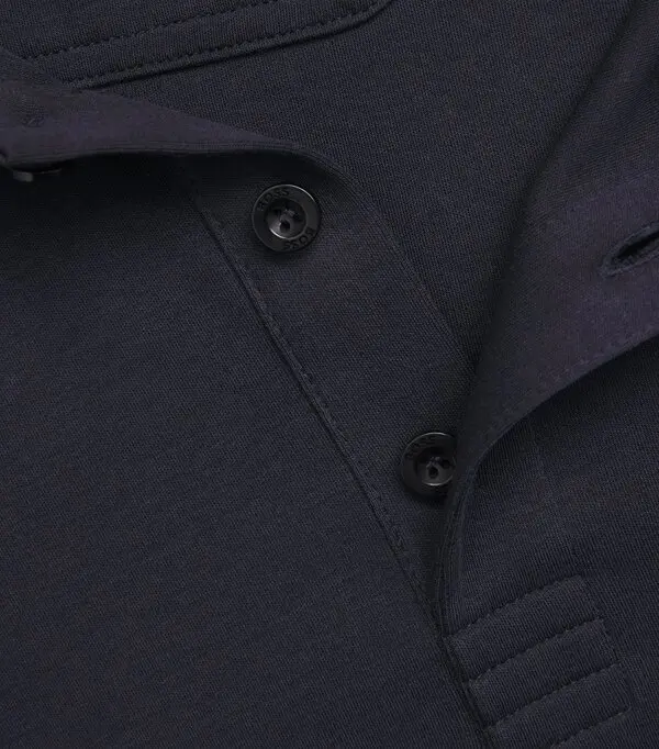 BOSS Cotton Shoulder Logo Polo Shirt
