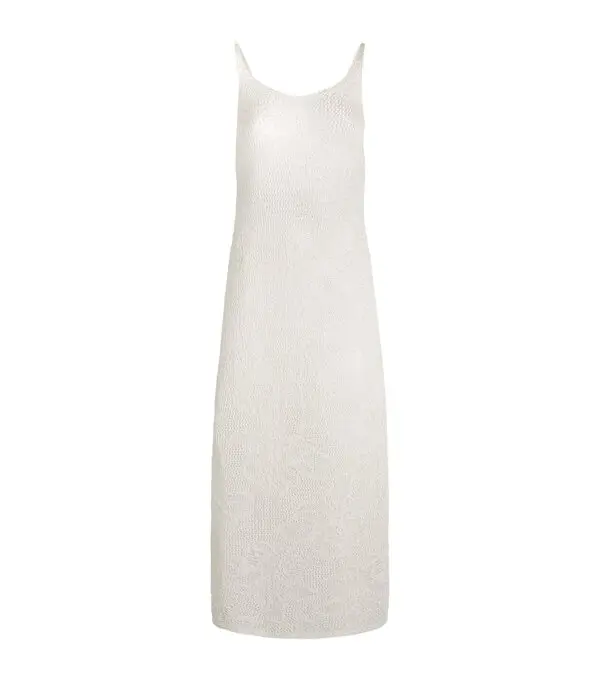Fabiana Filippi Sequinned Open-work Midi Dress