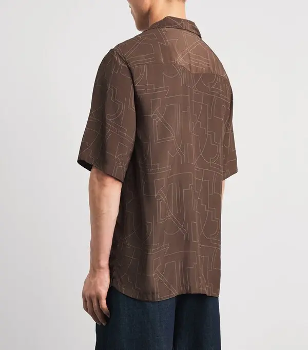 Officine Générale Dotted Eren Shirt - Brown