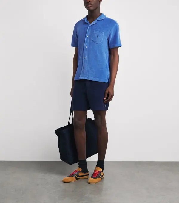 Polo Ralph Lauren Terry Cotton Short-sleeve Shirt - Blue