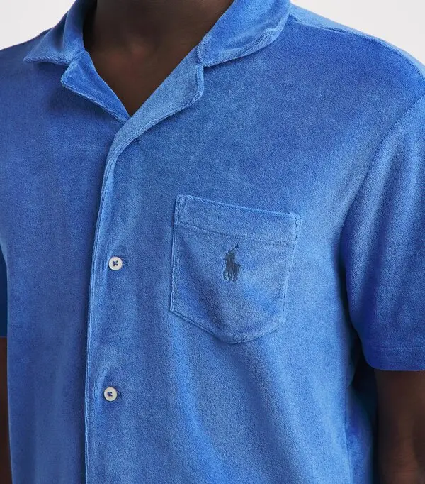 Polo Ralph Lauren Terry Cotton Short-sleeve Shirt - Blue