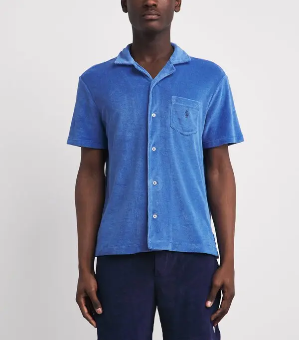 Polo Ralph Lauren Terry Cotton Short-sleeve Shirt - Blue