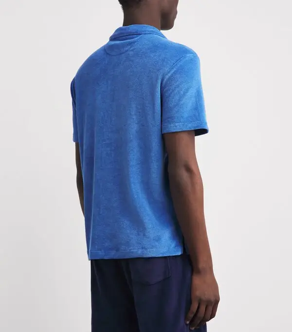 Polo Ralph Lauren Terry Cotton Short-sleeve Shirt - Blue