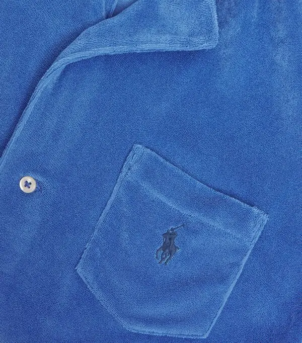 Polo Ralph Lauren Terry Cotton Short-sleeve Shirt - Blue