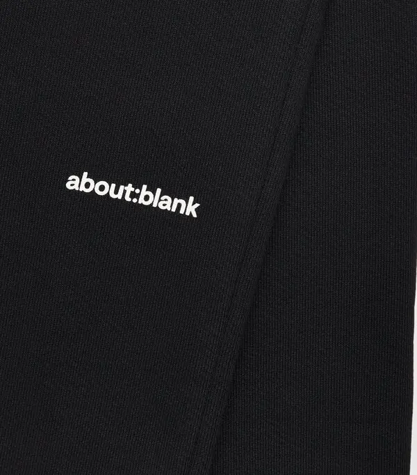 ABOUT:BLANK Cotton Logo Pleated Sweatpants