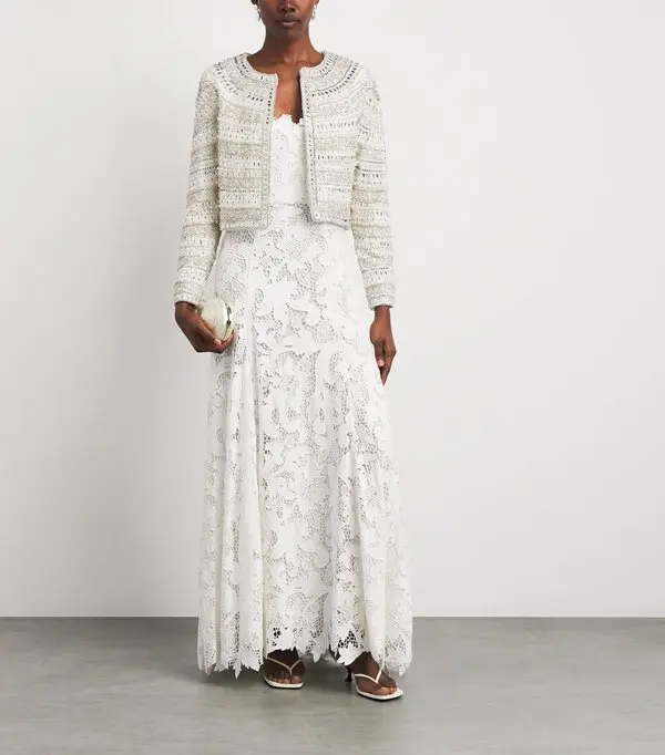 Alice + Olivia Kidman Embellished Jacket
