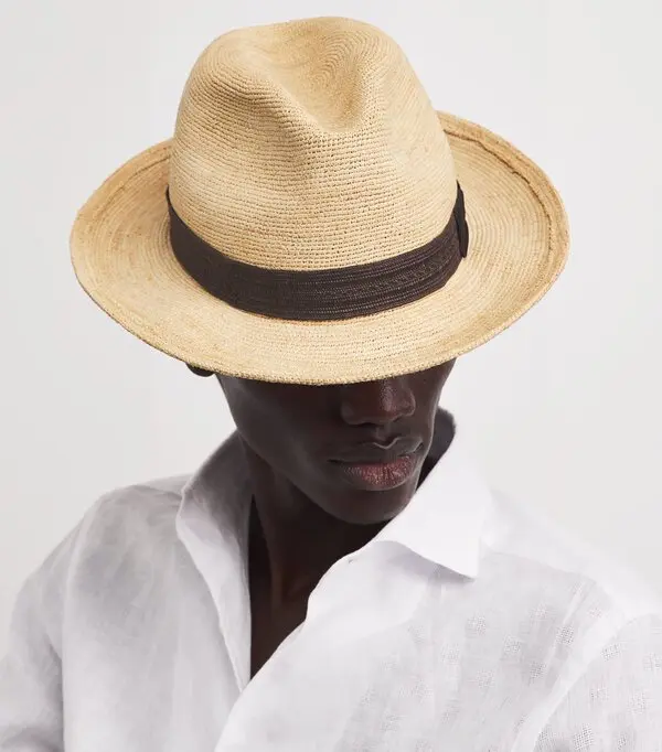 Borsalino Federico Panama Hat - Red
